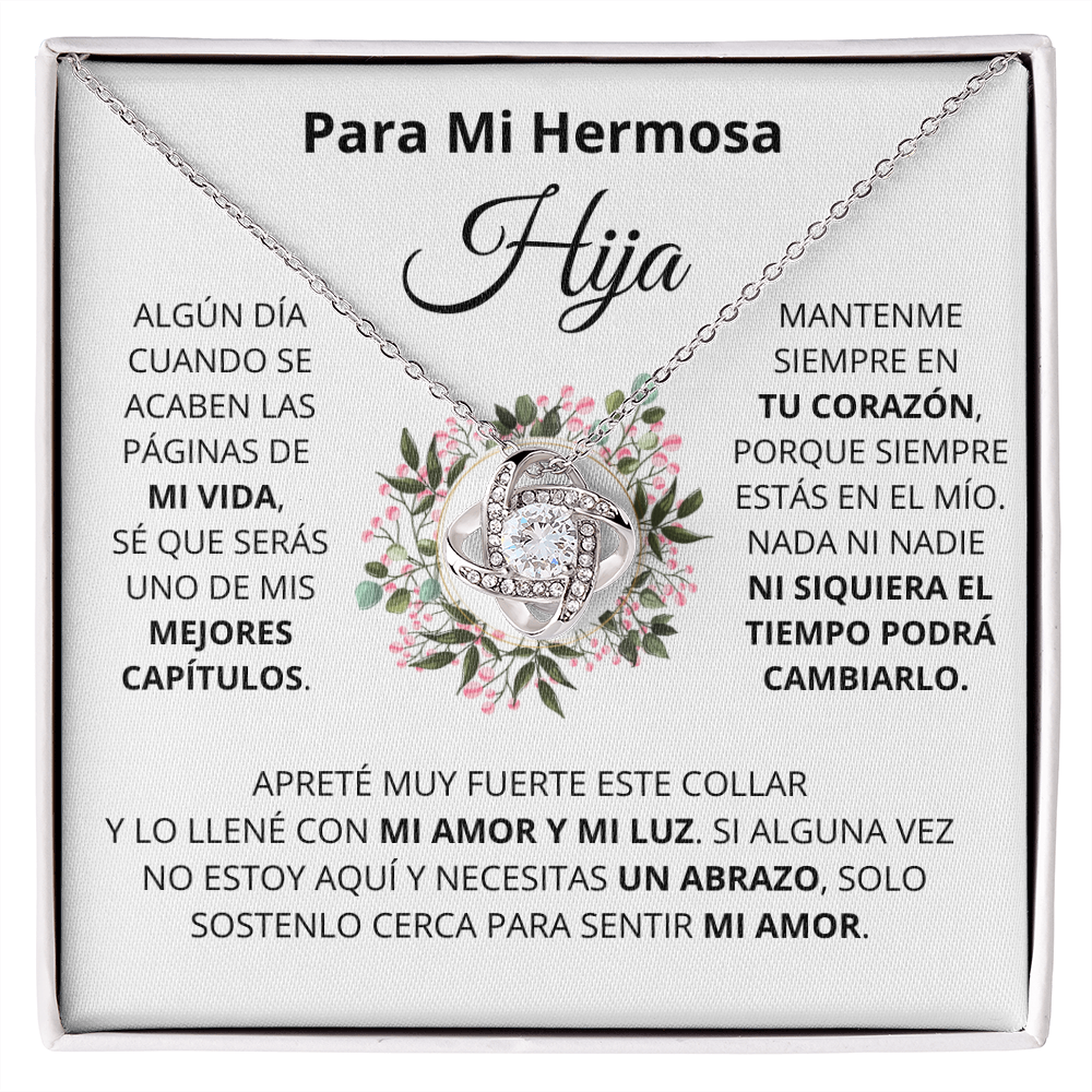 Para Mi Hermosa Hiya (Love Knot Necklace) – We Want Gifts Too